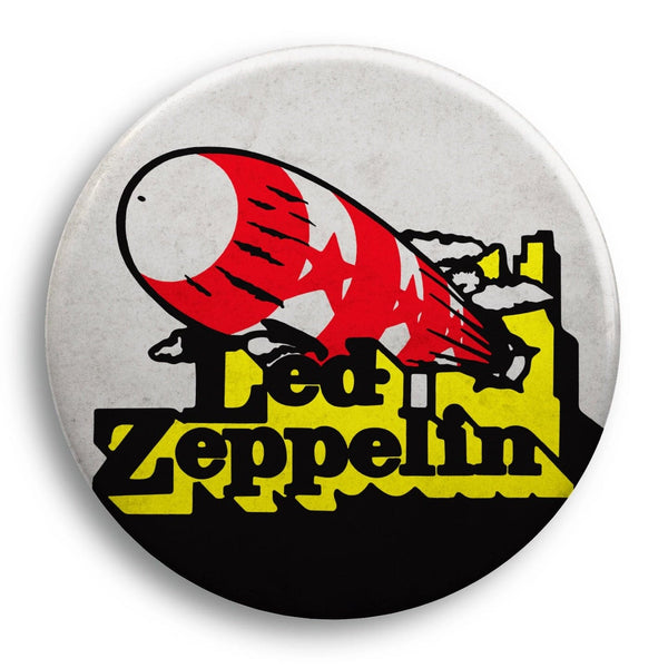 Led Zeppelin, Giant 3D Vintage Pin Badge by Tony Dennis aka Tape Deck ...