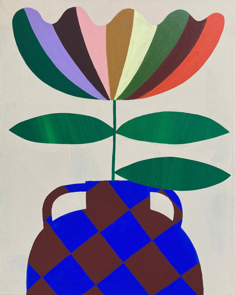 FLEUR III original painting by Hello Marine | Enter Gallery