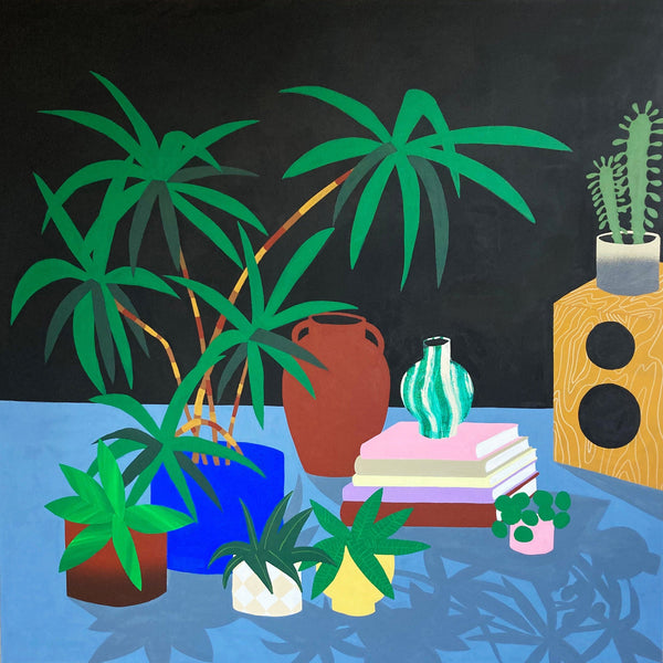 Sundown original painting by Hello Marine | Enter Gallery