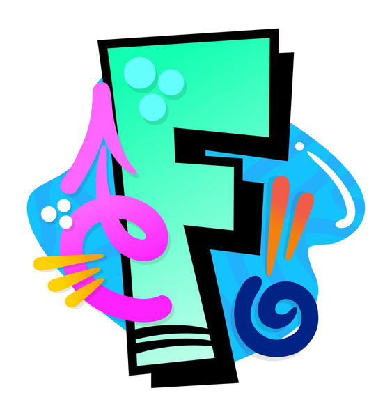 Foxtrot handmade Perspex artwork by Arthur | Enter Gallery