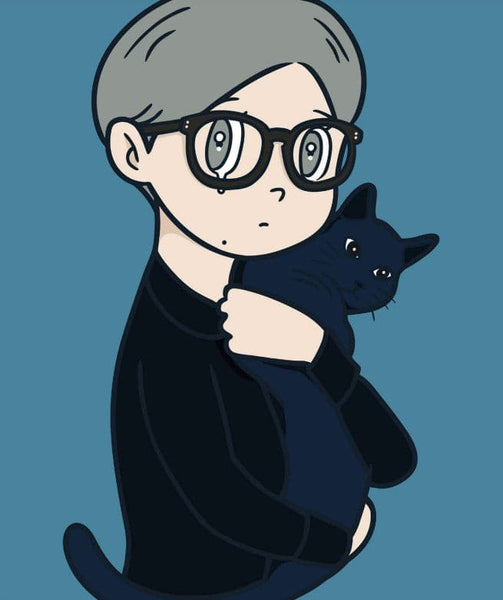 Eyewater ver. Cat artwork by Yuya Hashizume | Enter Gallery