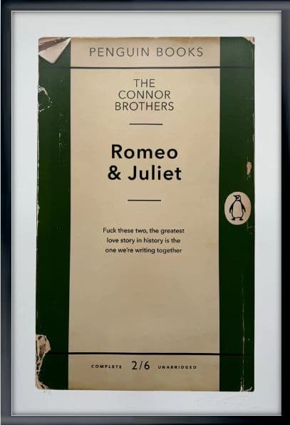 Framed Romeo & Juliet art print by The Connor Brothers | Enter Gallery