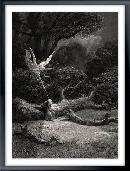 Framed Seer art print by Dan Hillier | Enter Gallery