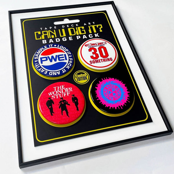 CAN U DIG IT? Badge Pack by Tape Deck Art | Enter Gallery