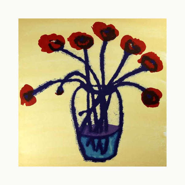 Poppies in Bloom limited edition drypoint print by Richard Spare ...