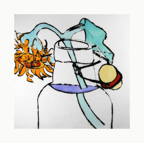 Summer Sunflower limited edition etching print by Richard Spare | Enter ...