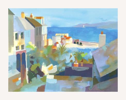 Harbour View limited edition silkscreen print by Richard Tuff | Enter ...