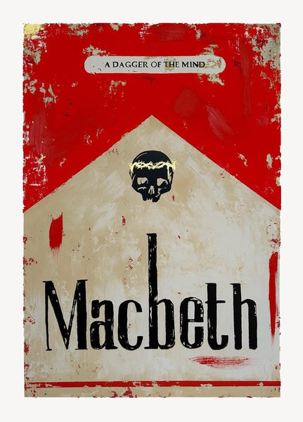 Macbeth in Red art print by Charlotte Rose | Enter Gallery