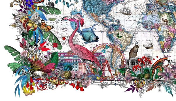 Gull Fiskar, World Map 2017By Kristjana S Williams | Enter Gallery