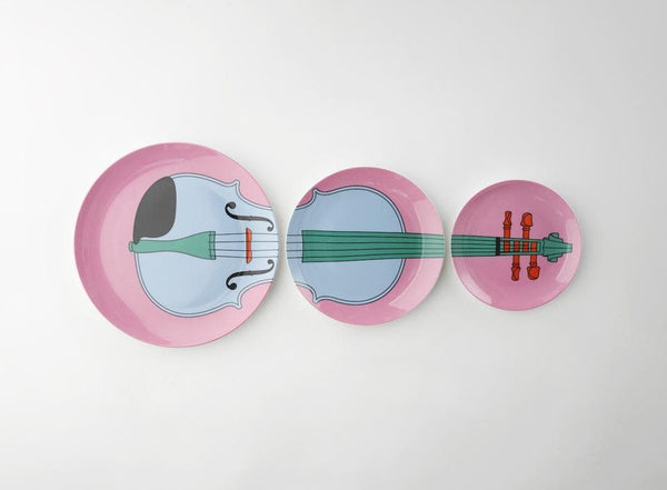 Violin Plates Pink by Michael Craig-Martin | Enter Gallery