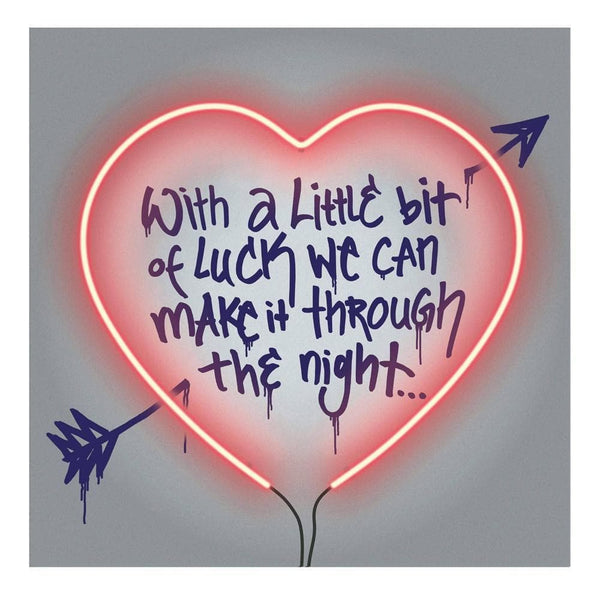 With A Little Bit Of Luck, Blue by Kid B | Enter Gallery