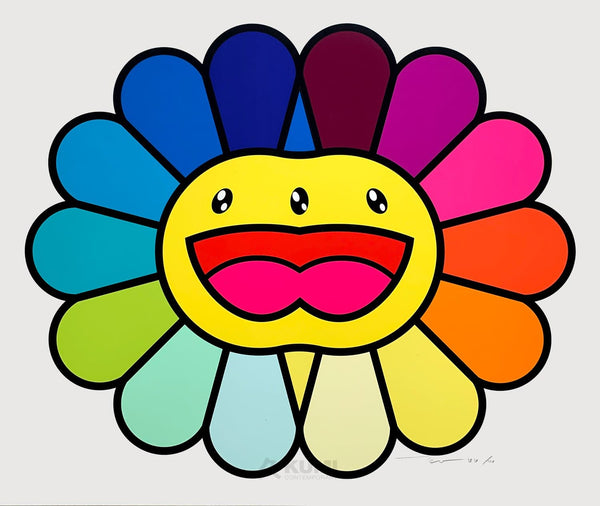 Multicolor Double Face Yellow by Takashi Murakami | Enter Gallery