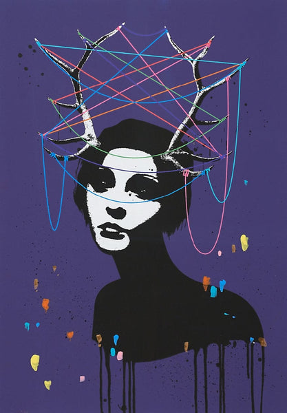 Taming of a Wild Mind, Hand Finished art print by Lee Eelus | Enter Gallery
