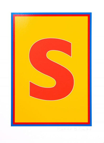 Dazzle Alphabet S by Peter Blake | Enter Gallery
